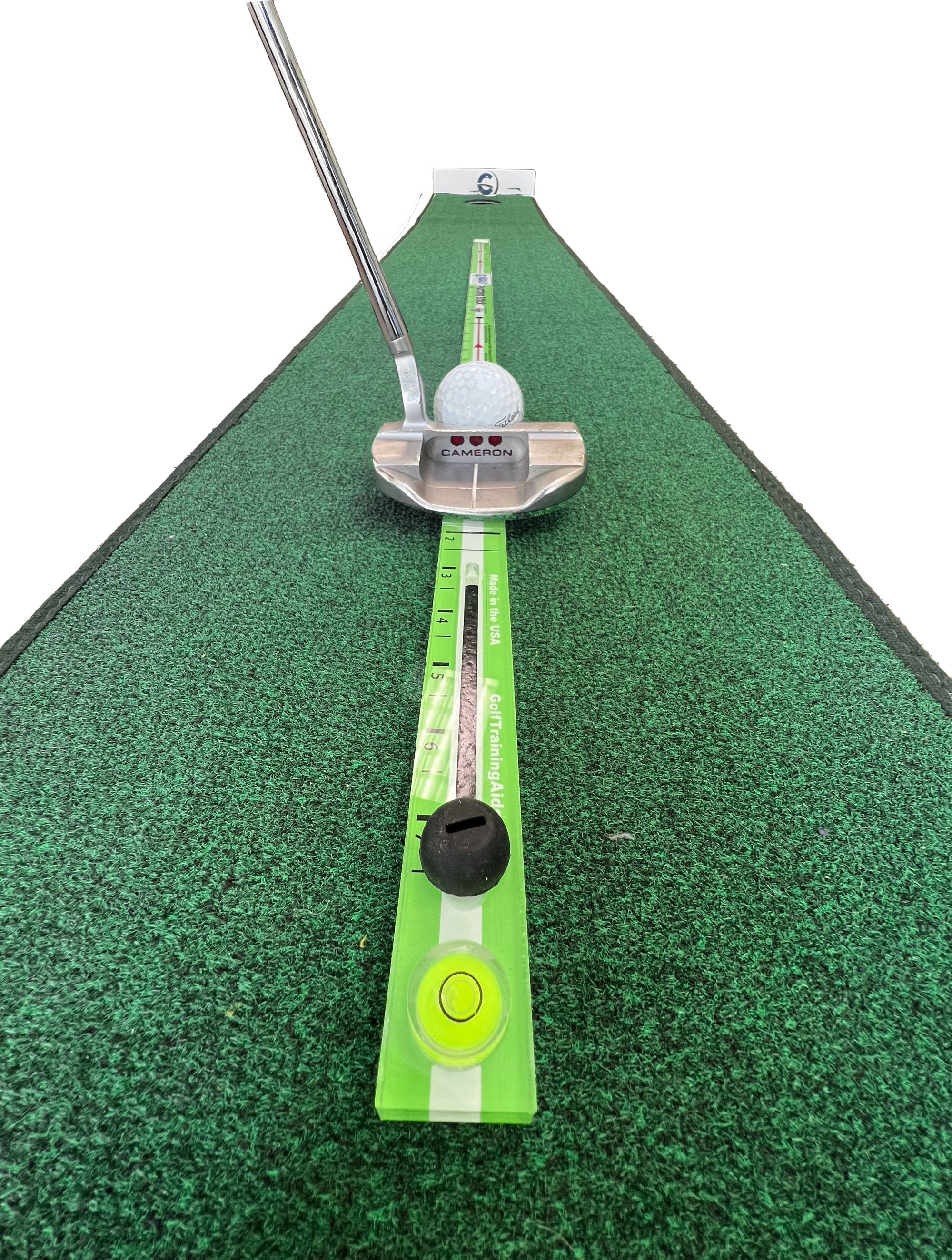 Putting Stick PRO by TPK Golf (GREEN or BLUE) Golf Putting Training Aid.